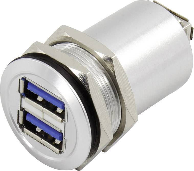 TRU COMPONENTS USB-14-BK USB priključni konektor USB 3.0