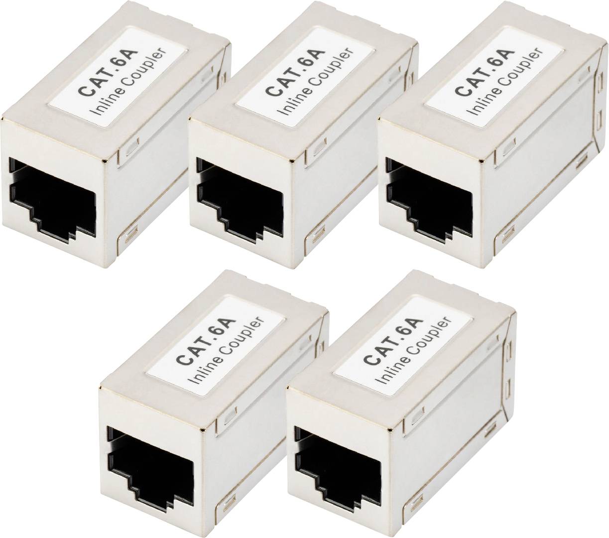 DIGITUS 3333856 RJ45 modul za utičnicu RJ45 kućište sklopke 8 pol. srebrna