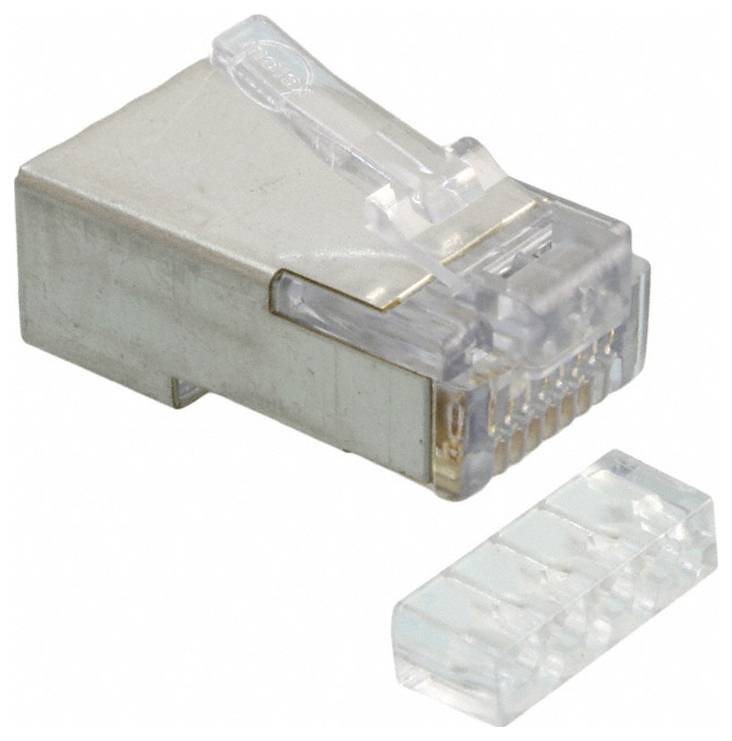 Molex 2448836 RJ45 modul za utičnicu utikač prozorna