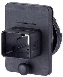 Metz Connect 1650647 RJ45 konektor muški konektor s prirubnicom crna