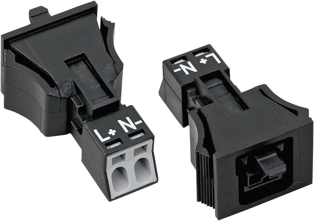 WAGO 890-702 mrežni konektor 250 V 16 A crna