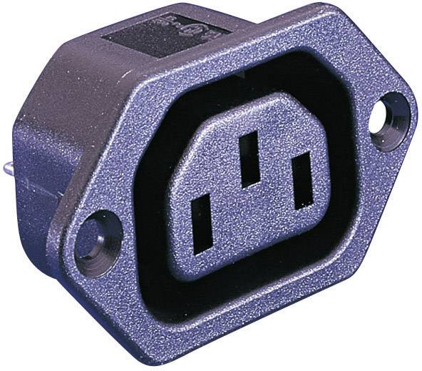 Priključak PX0675/28 IEC konektor 250 V 10 A crna