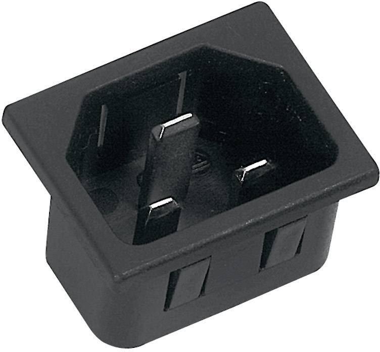 K & B ugradni IEC-utikač 42R073121150 IEC konektor 250 V 16 A crna