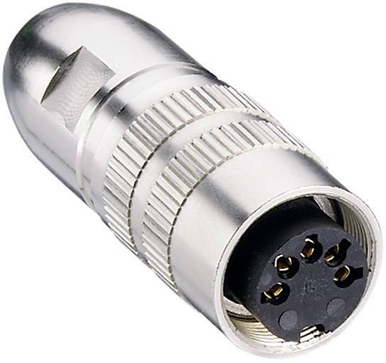 Lumberg okrugli DIN konektor 60 V/AC srebrna navojno zapiralo 733038