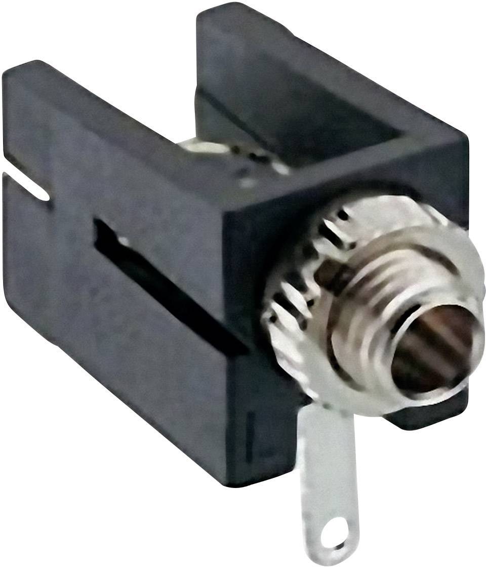 Klinken-vtični banana konektor 2,5 mm 16 V/DC crna