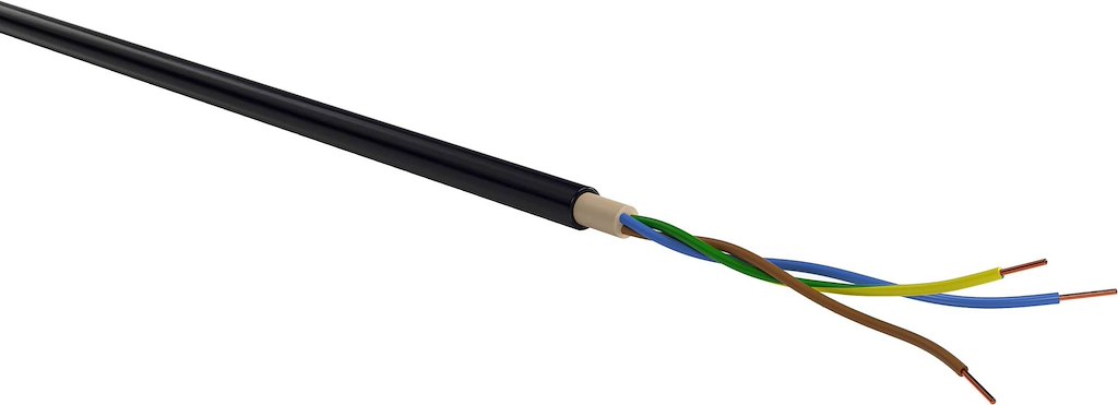 VER NYY-J Ri.50 napojni kabl 3 x 2,50 mm² + 3 x 2,50 mm² 1000 V 13,00 mm