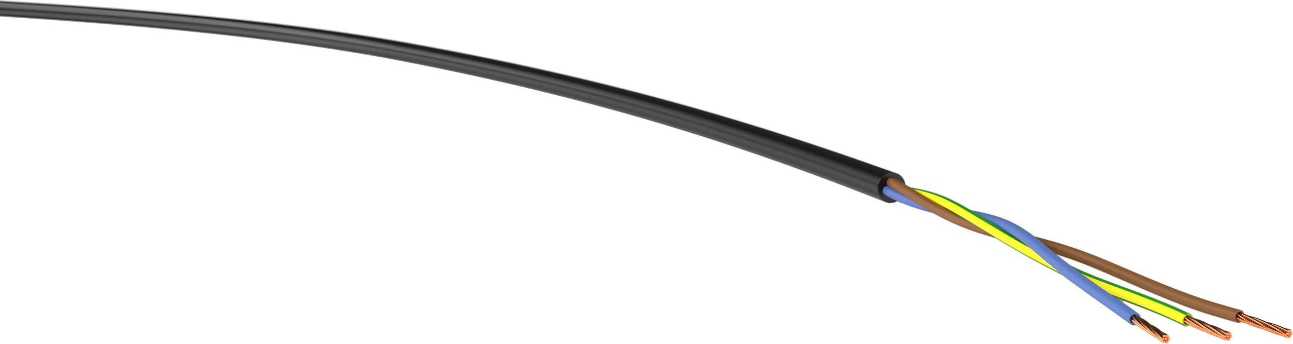 VER H05VV-F napojni kabl 3 G 0,75 mm² + 3 G 0,75 mm² 500 V 6,58 mm