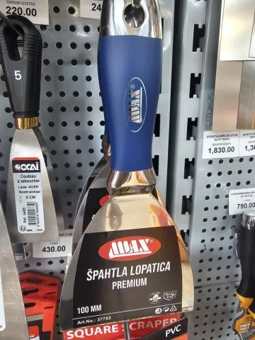 ŠPAHTLA - LOPATICA 100 MM MAX