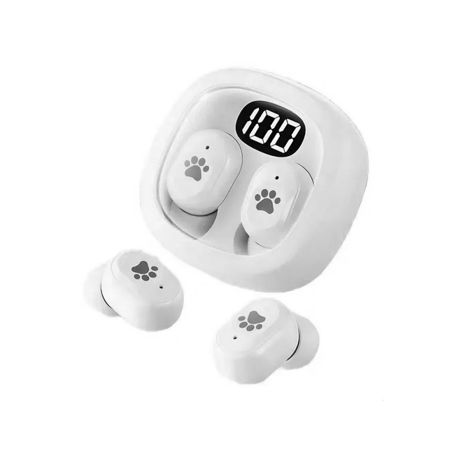 Bluetooth slusalice Airpods T-phox Q38 sapice bele HQ