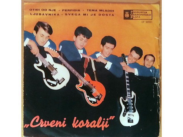 EP CRVENI KORALJI - Otiđi od nje (1965) 1.press, VG/VG+