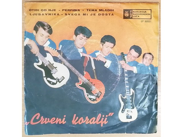 EP CRVENI KORALJI - Otiđi od nje (1965) 1. press, VG+