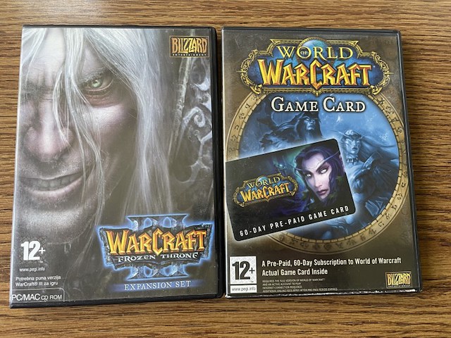 Warcraft III + WoW Game Card PC