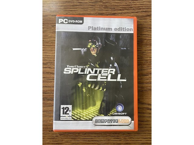 Splinter Cell PC DVD