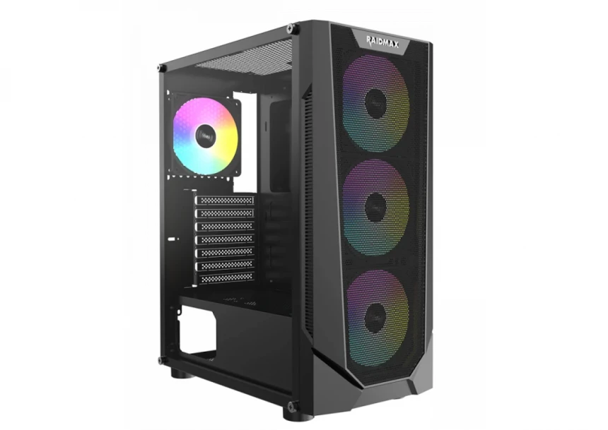 Kućište Raidmax Vector V155 RGB Black, V155TBS