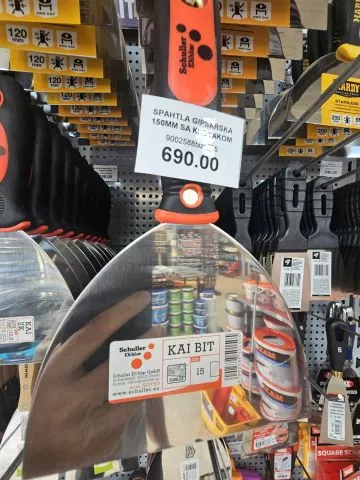 ŠPAHTLA GIPSARSKA 150 MM SA KRSTAKOM SCHULLER