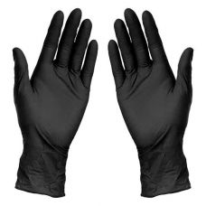 RUKAVICE NITRIL 100/1 L CRNE