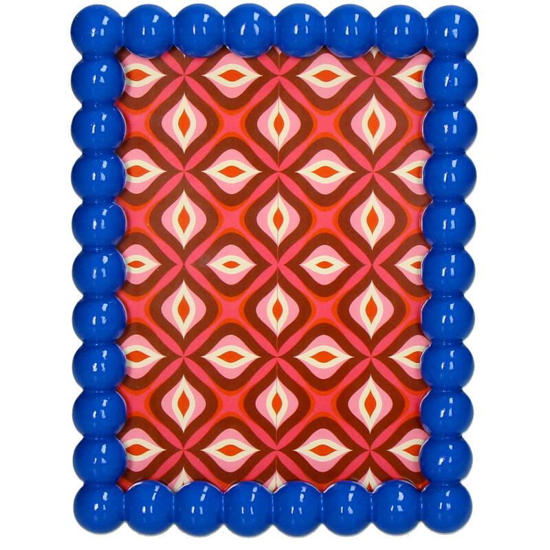 RAM ZA SLIKE – Photo Frame Beads Polyresin Blue 13x18cm