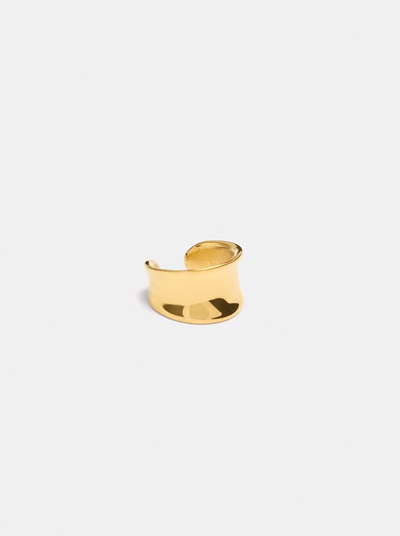 CONVEX EAR CUFF - STAINLESS STEEL