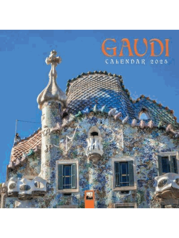 Gaudí Wall Calendar 2025 (Art Calendar)