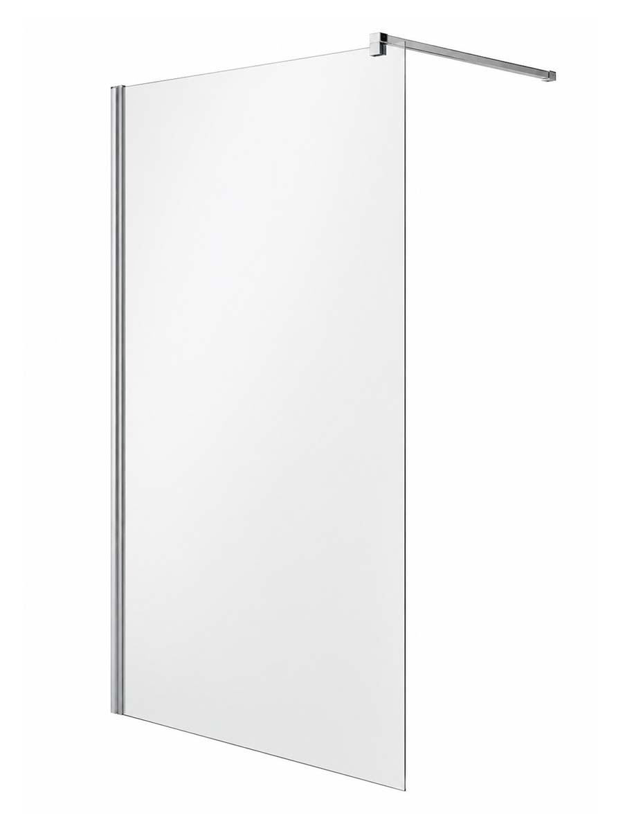 Tuš paravan Walk-in Hidrosan srebrni profil 90x200cm providno staklo 8mm