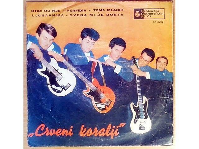EP CRVENI KORALJI - Otiđi od nje (1965) 2. press, VG+