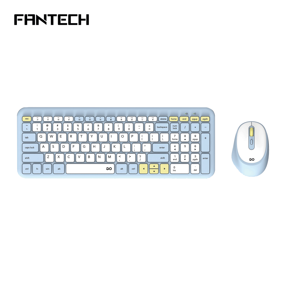 Combo mis tastatura wireless Fantech WK-901 GO plavi