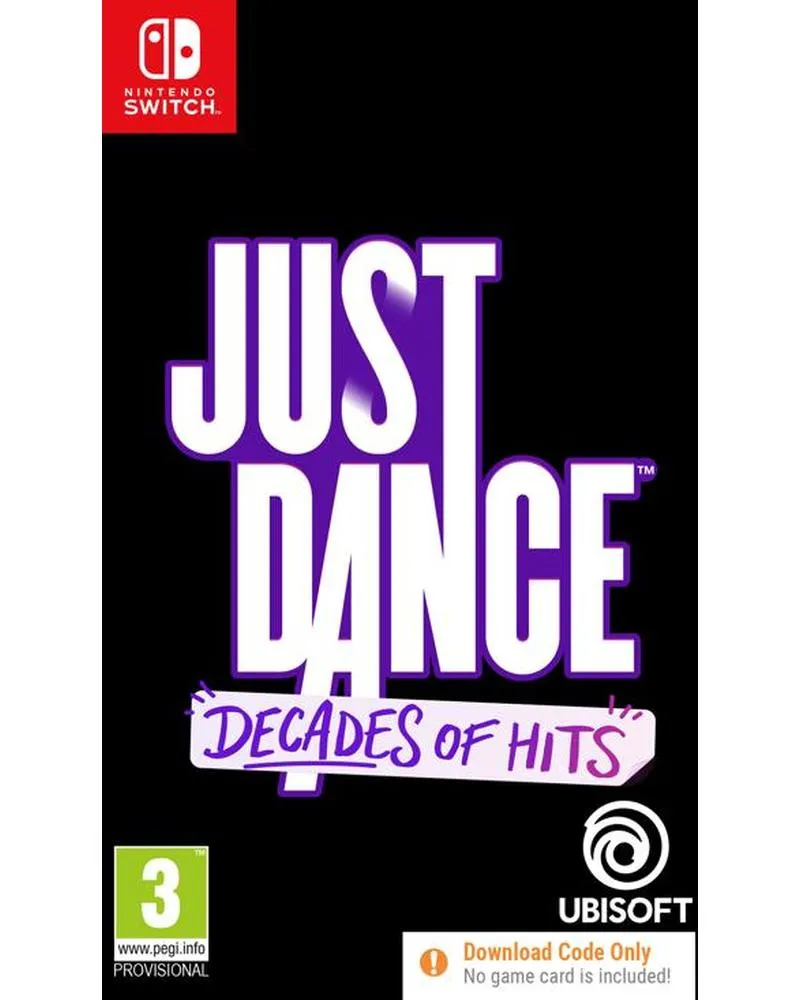 Switch Just Dance - Decades of Hits - Code in a Box