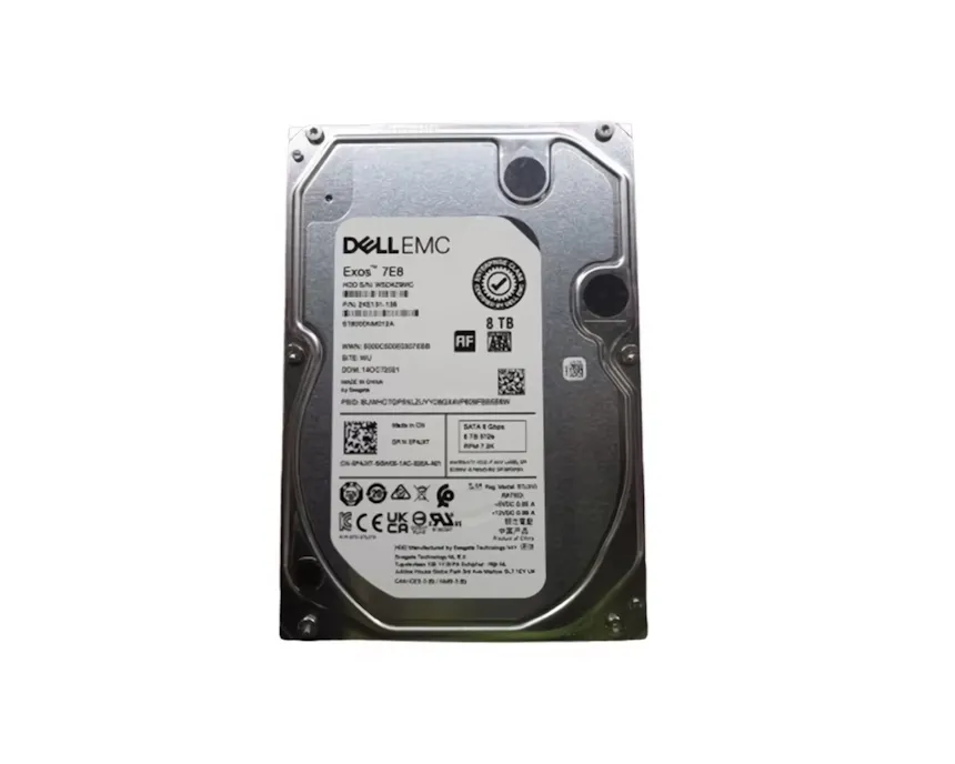 DELL 8TB 3.5 inch SATA 7.2K Cus. Kit