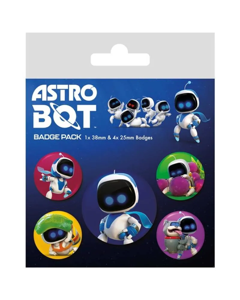 Bedževi Pyramid Astro Bot - Badge Pack