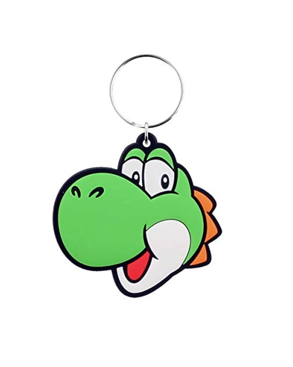 Privezak Pyramid - Super Mario - Yoshi - Rubber Keychain