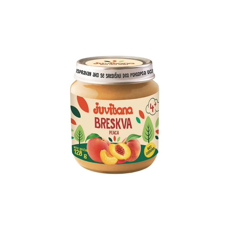 Juvitana Kašica Breskva 128 g
