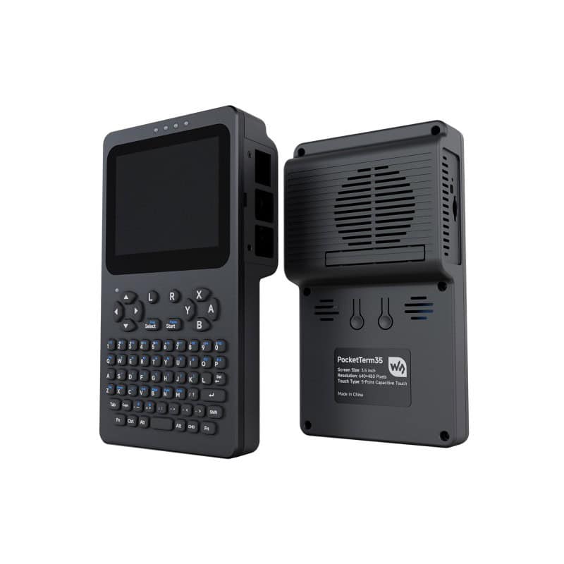 Portable Handheld Linux mini PC Terminal, 3.5 inča touch ekran, 640 x 480, za Raspberry Pi 4 / 5