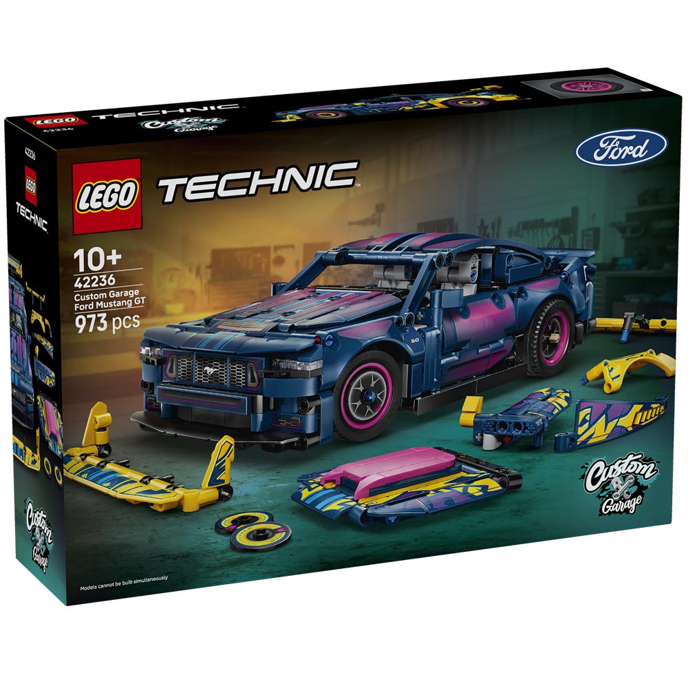 LEGO TECHNIC Ford Mustang GT u garaži za personalizaciju