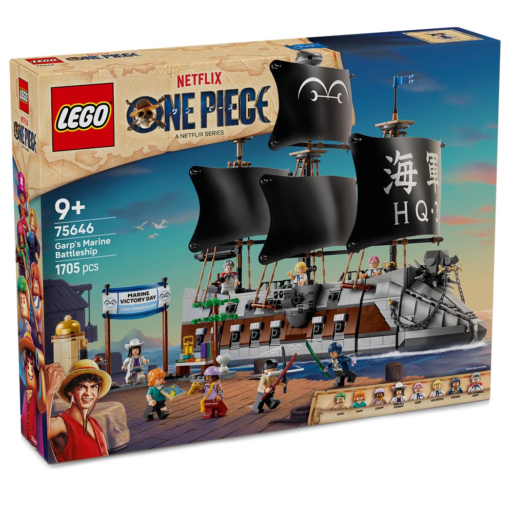 LEGO ONE PIECE Garpov mornarički borbeni brod