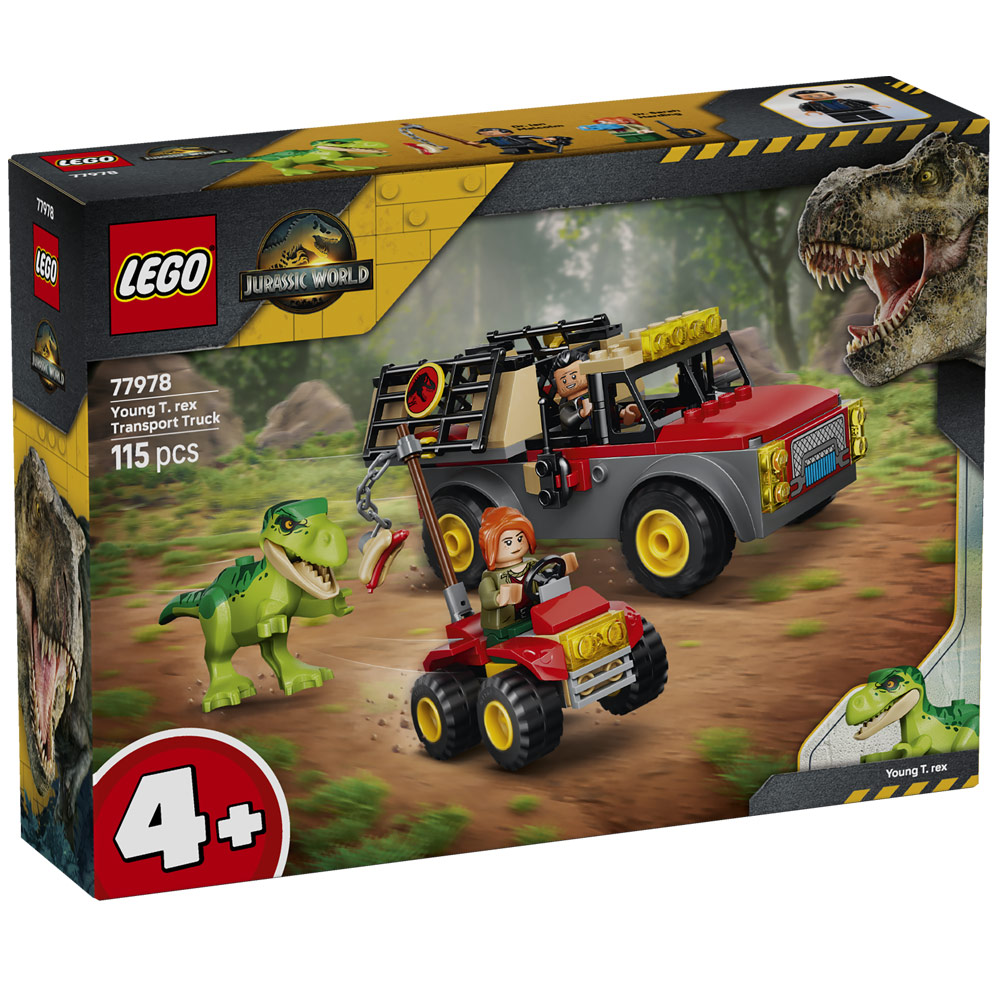 LEGO JURASSIC WORLD Vozilo za transport mladog T-rex-a