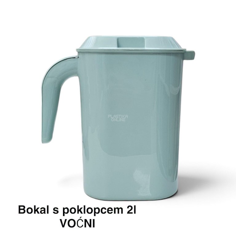 Bokal s poklopcem 2l Voćni mint