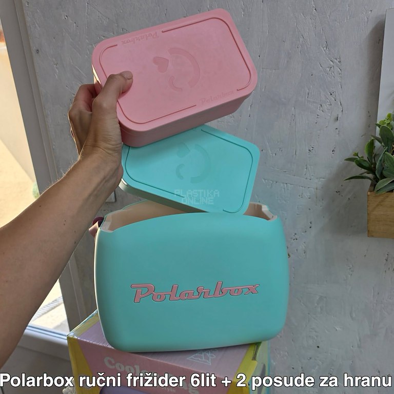 Ručni frižider Polarbox 6L – Aqua Mint