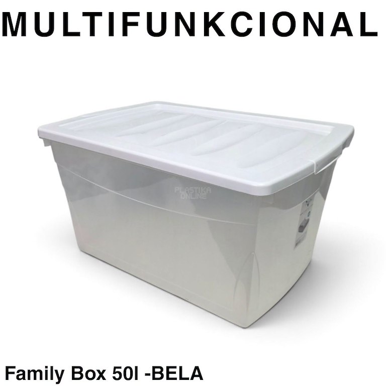 Kutija za odlaganje 50L – Family box 50l -BELA