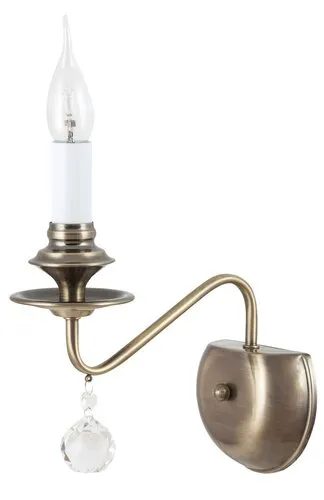 Zidna lampa Beatrice E14 1x MAX 40 antična bronza