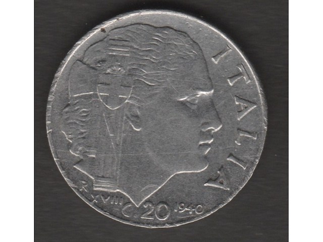 20 Centesimi - 1940 (magnetic) - Italy, Italija