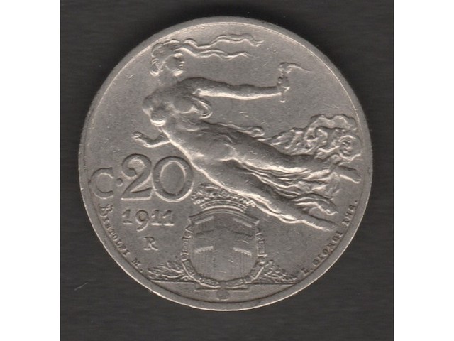 20 Centesimi - 1911 - Italy, Italija