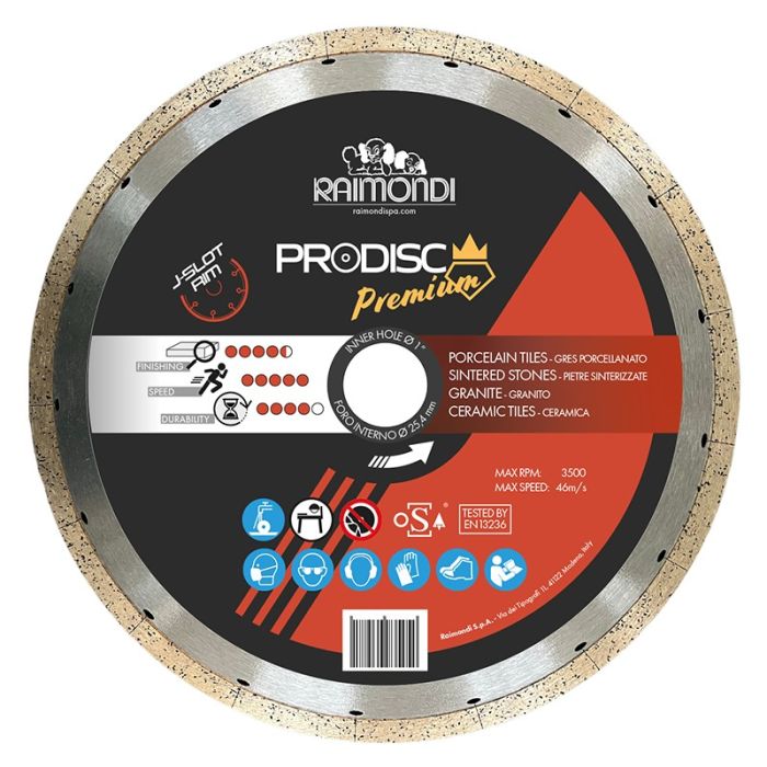 Premium dijamantski J-SLOT disk fi250mm