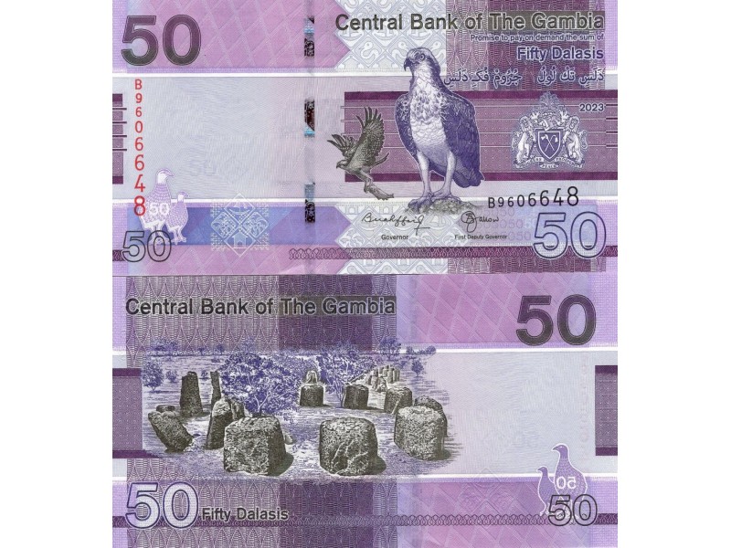 GAMBIA 50 Dalasis 2023 UNC