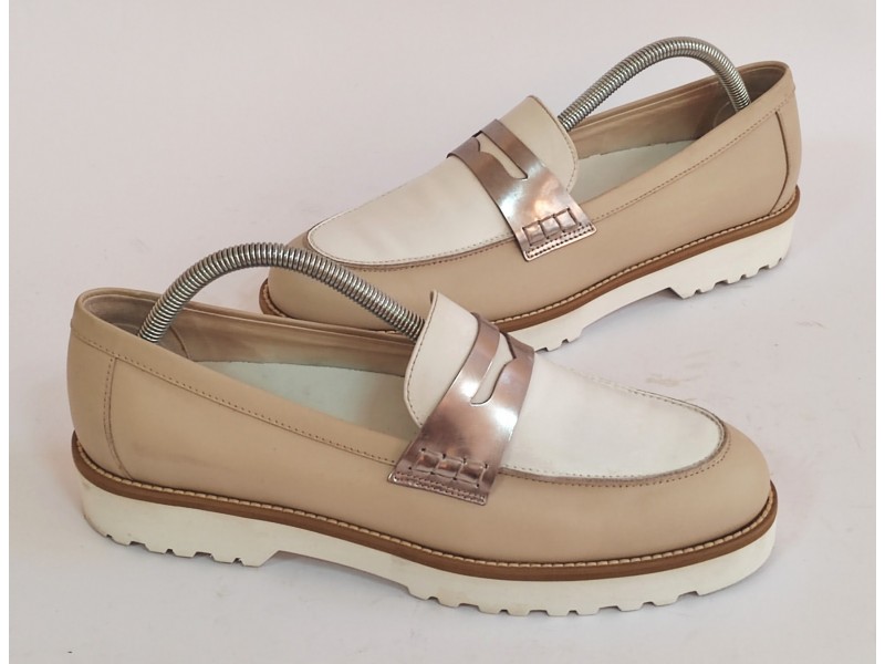 HOGAN Luksuzne Kožne Mocasine Br 40 26.5 CM