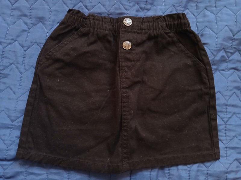 Nova Little Kids Love Denim crna suknjica, 122