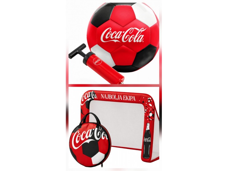 FUDBALSKI SET - GOL + FUDBALSKA LOPTA SA PUMPOM