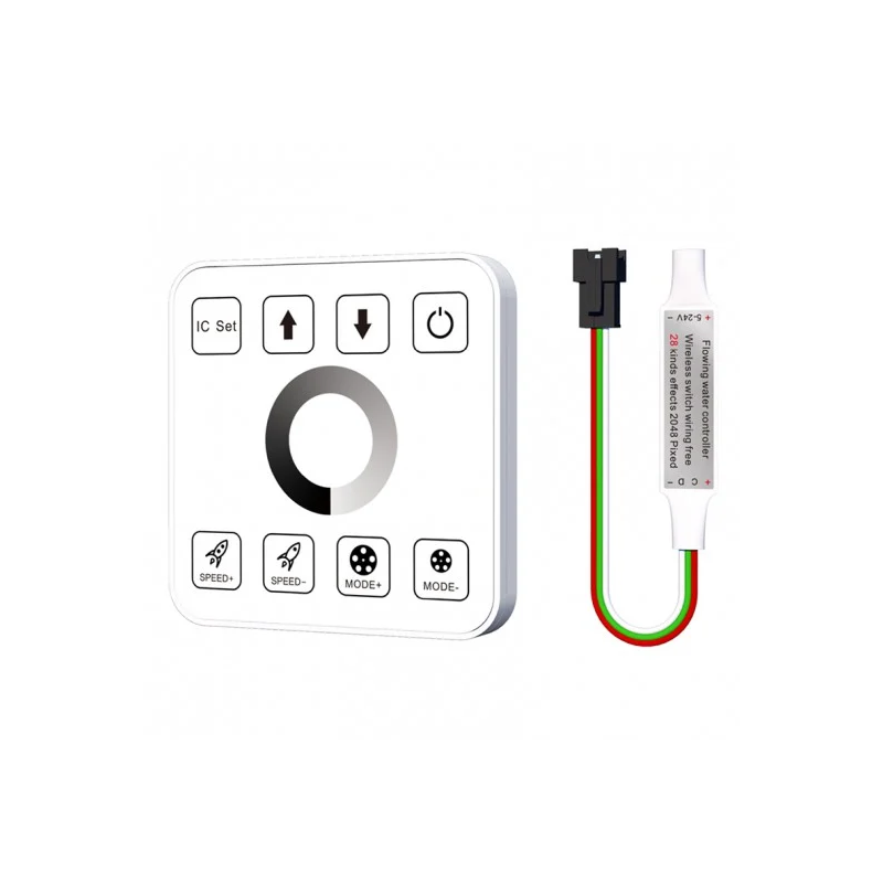 KONTROLER ZA RUN SPI LED TRAKU FS-RF8BT-BL