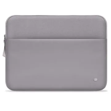 TECH-PROTECT LAPTOP SLEEVE WITH ACCESSORY POCKET - 15"-16" - CRAYON GREY