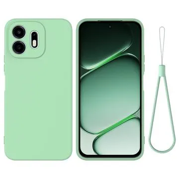 ONEPLUS N6 LIQUID SILICONE CASE WITH HAND STRAP - GREEN