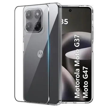 MOTOROLA MOTO G37/G47 SAII 2-IN-1 TPU CASE & TEMPERED GLASS SCREEN PROTECTOR